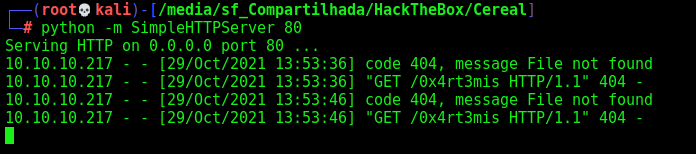 HackTheBox - Cereal | 0x4rt3mis